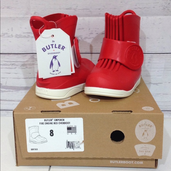 The Butler | Shoes | Butler Emperor Fire Engine Red Overboot Size 8 ...